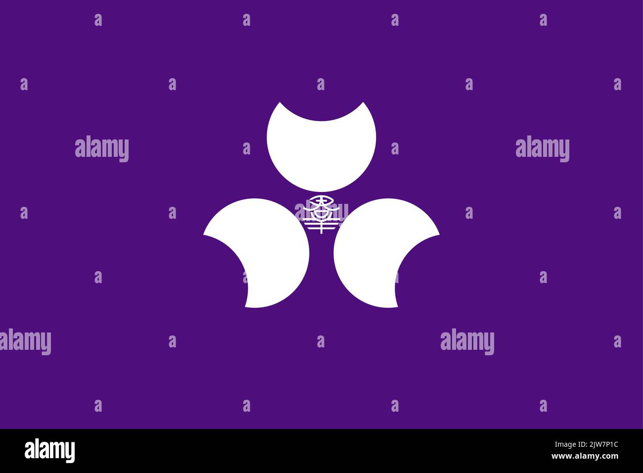 Flag of Gunma Prefecture (Japan) - vector Stock Vector Image & Art - Alamy