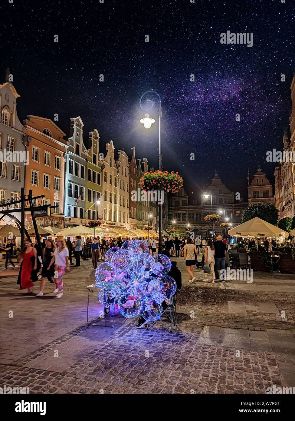 Gdansk, Poland - July 21, 2022: Panoramic View of Old Town Gdańsk ...