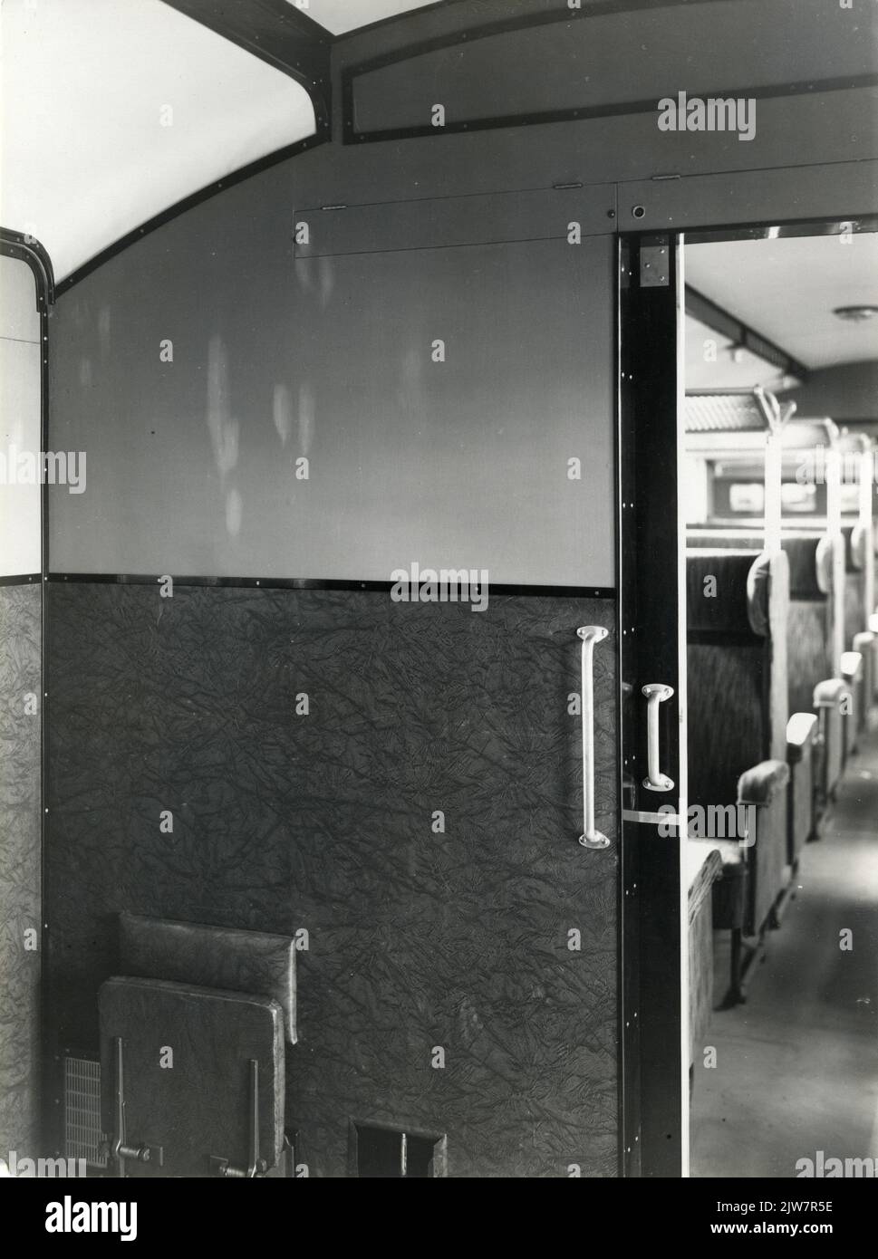 Interior of a diesel-electric train set the 3 (series 11-50) of the N.S ...