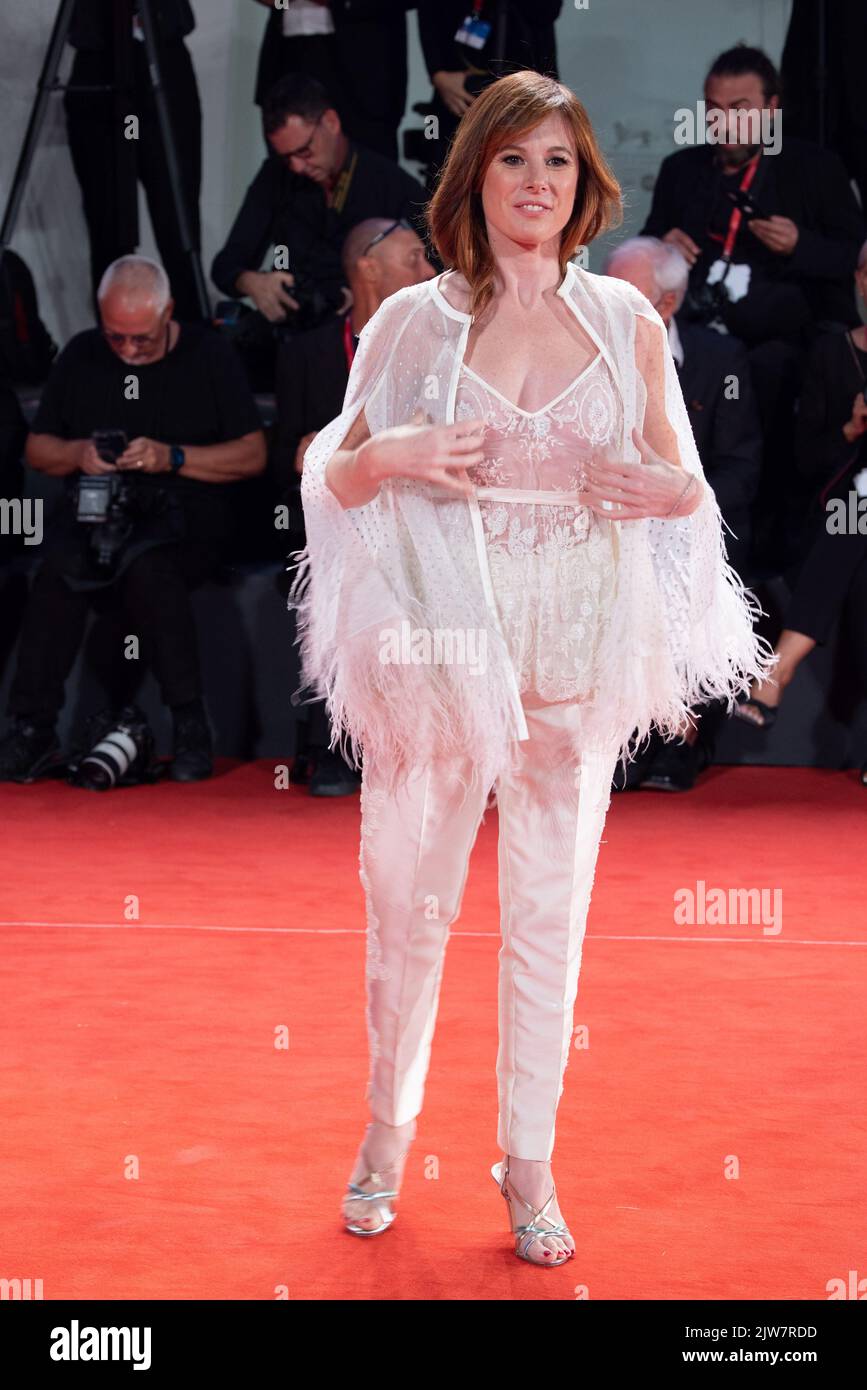 Lido Di Venezia, Italy. 03rd Sep, 2022. Sarah Maestri attends the ...