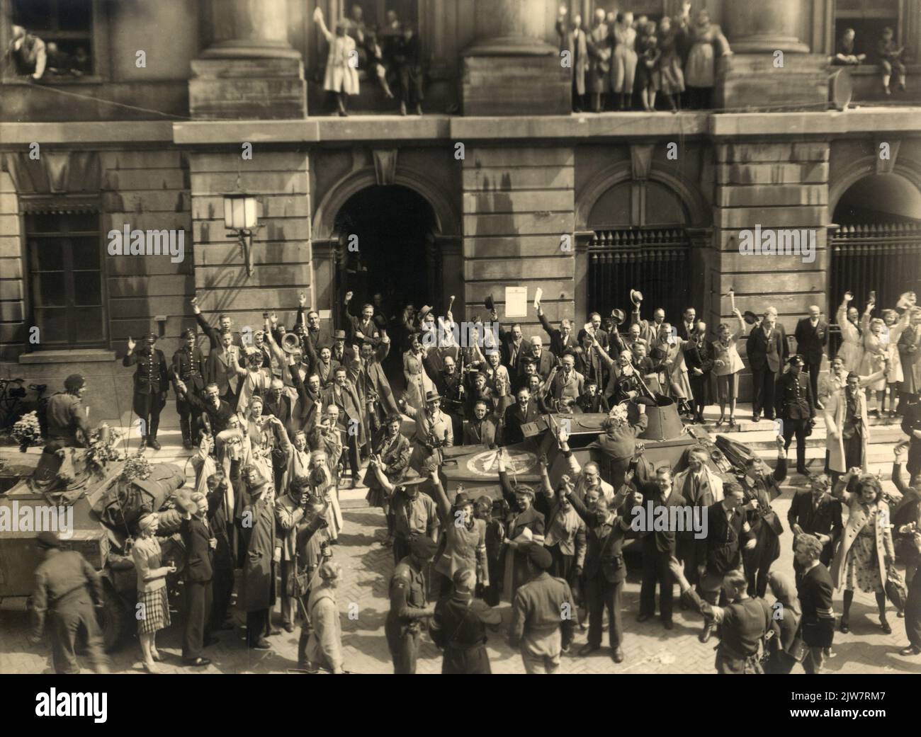 Image of the public at the town hall (Stadhuisbrug 1) in Utrecht that ...