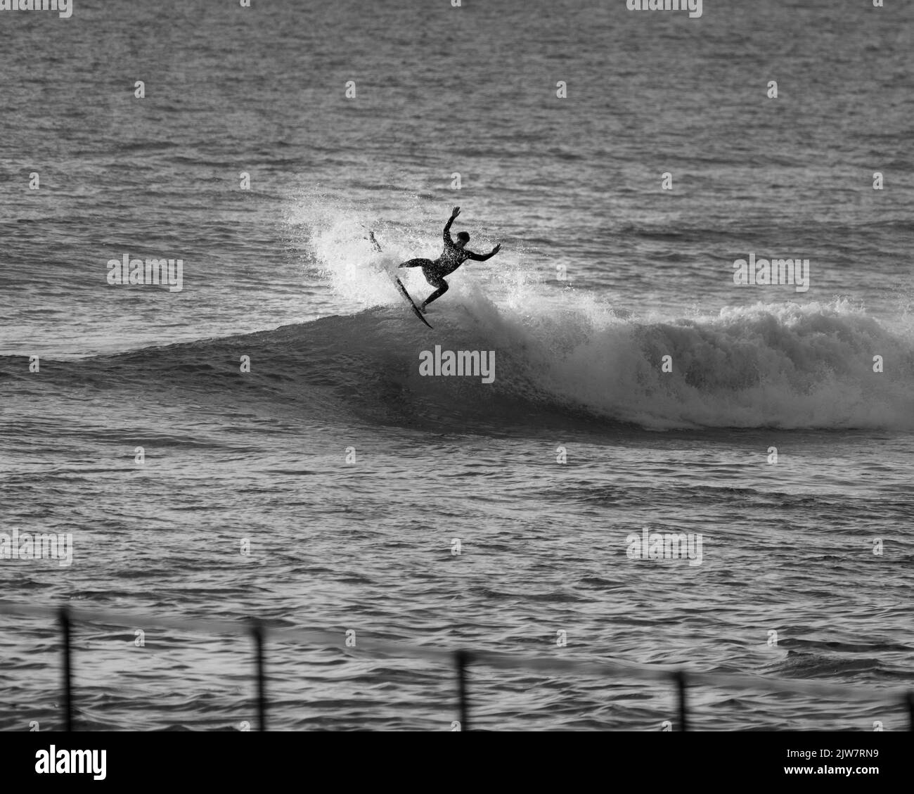 Surfers captured riding the best waves in Cornwall on Porthleven reef ...