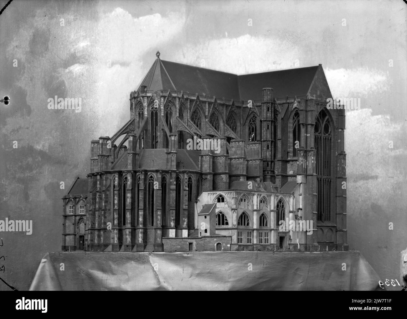 Image of a model of the Domkerk (Domplein) in Utrecht Stock Photo - Alamy