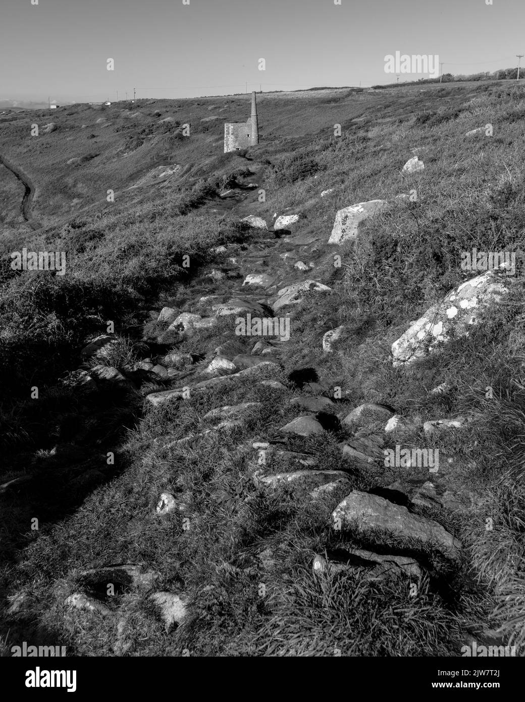 Exploring the old mine of Rinsey Cornwall. Stunning views over the ...