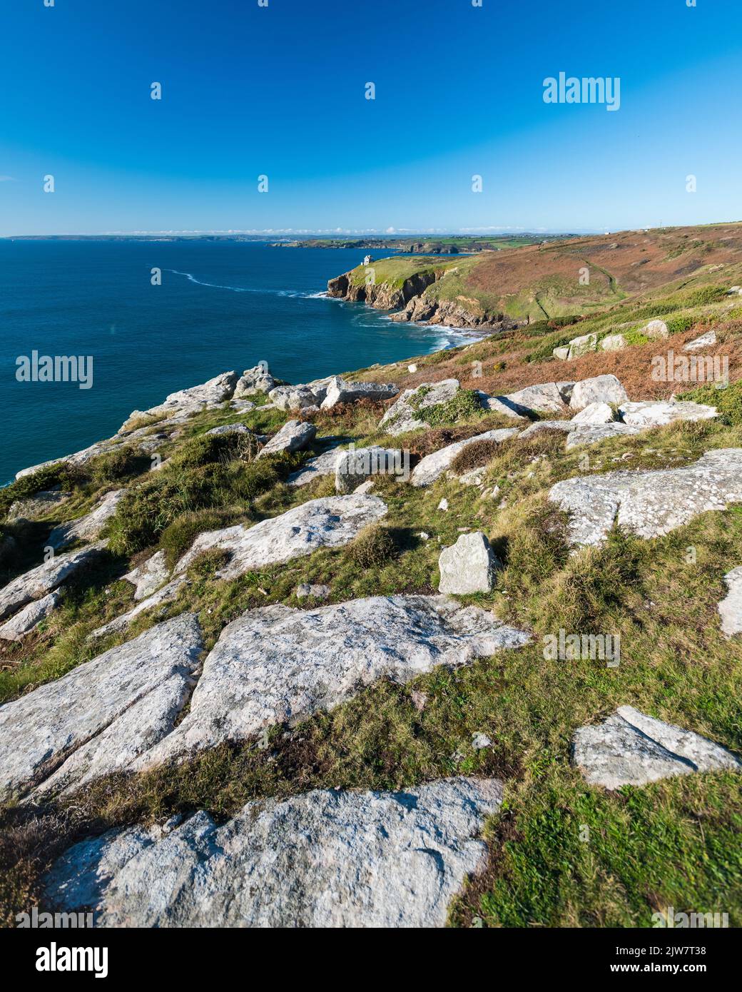 Exploring the old mine of Rinsey Cornwall. Stunning views over the ...