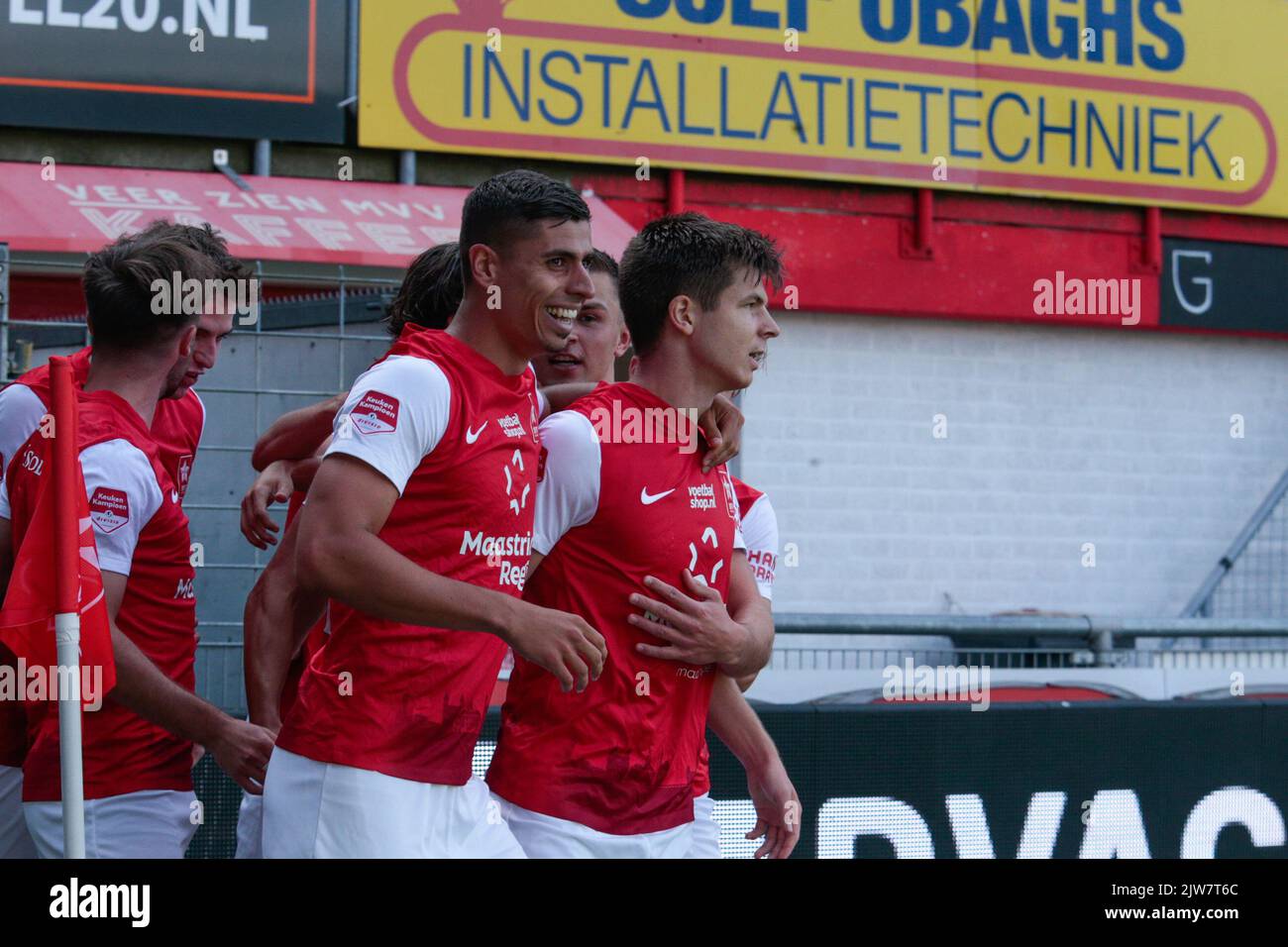 MAASTRICHT, NETHERLANDS - SEPTEMBER 4: Jarne Steuckers of MVV ...