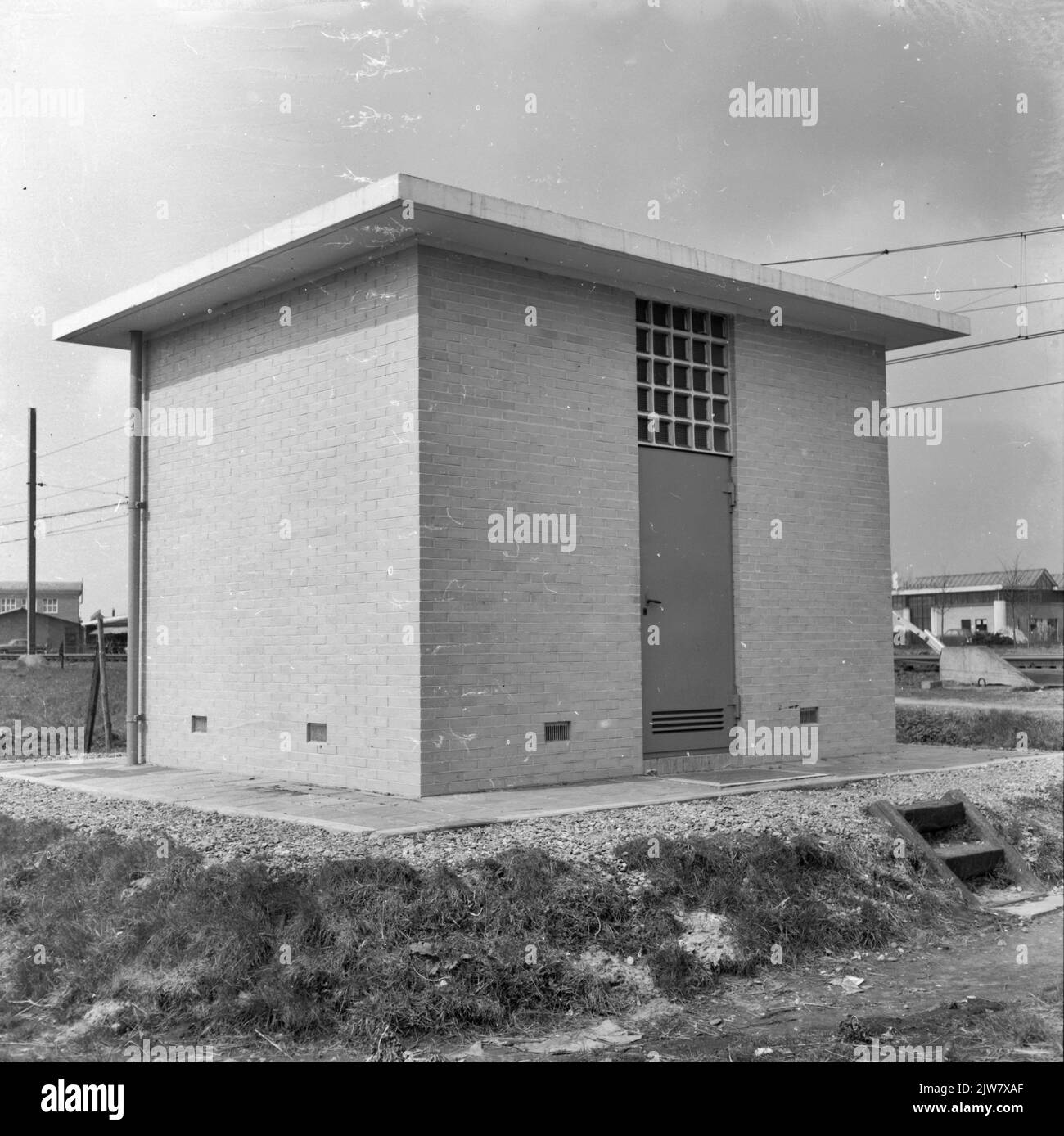 View of the new relay house of the N.S. in Oudenbosch in connection ...