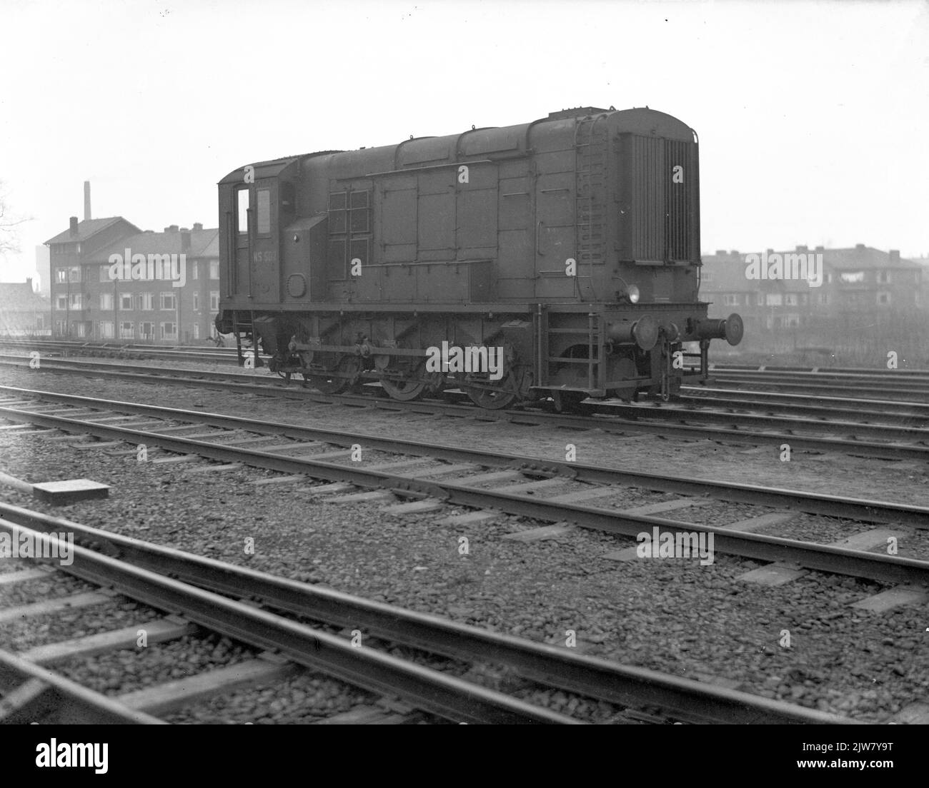 Image of the diesel-electric shunting locomotive no. 502 (series 500 ...