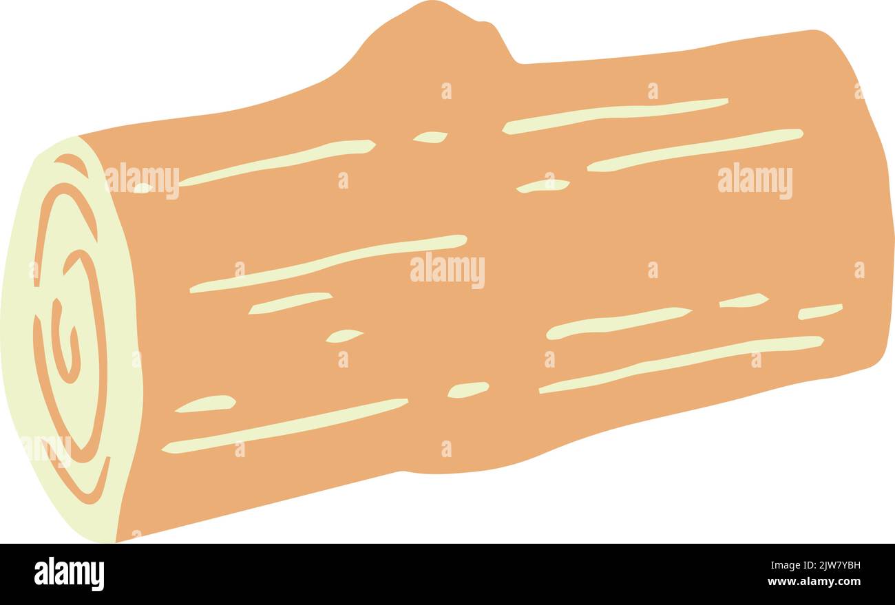 Hand Drawn timber illustration isolated on background Stock Vector ...