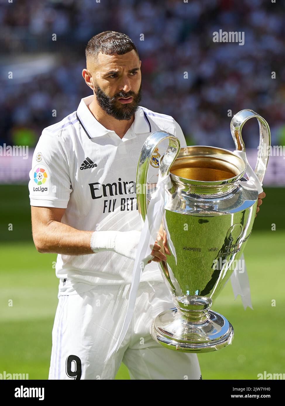 Karim Benzema of Real Madrid during the La Liga match between Real ...