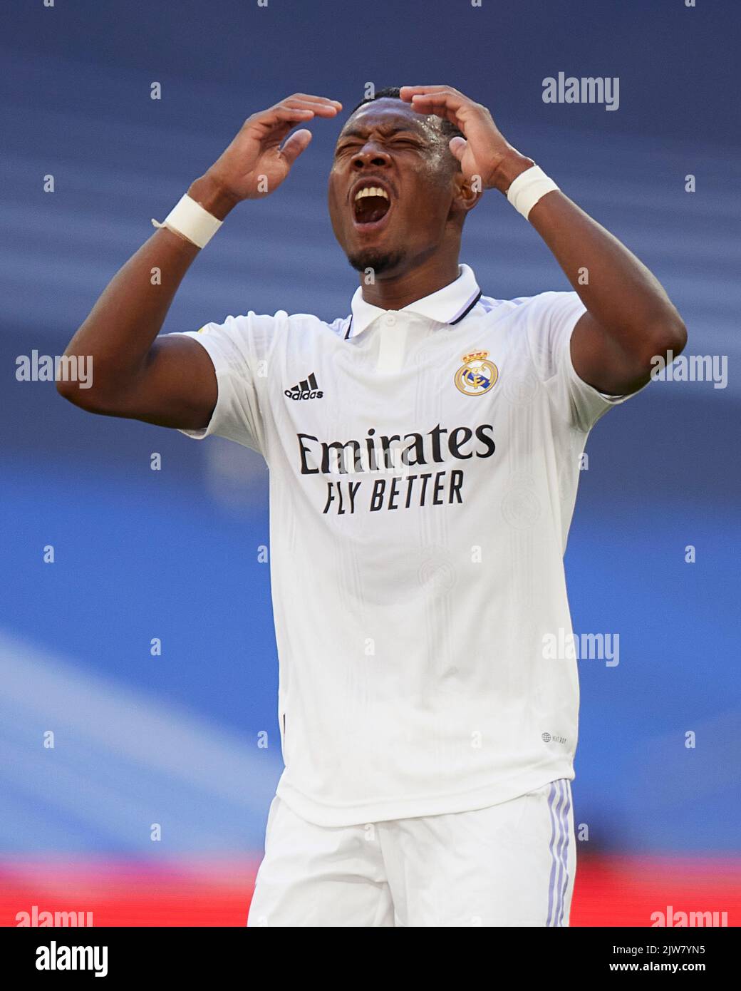 David Alaba of Real Madrid during the La Liga match between Real Madrid ...