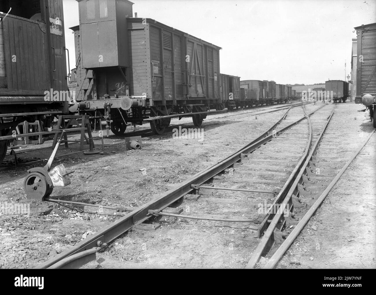 Image of a substitution on an unknown yard of the Staatsspoorwegen ...