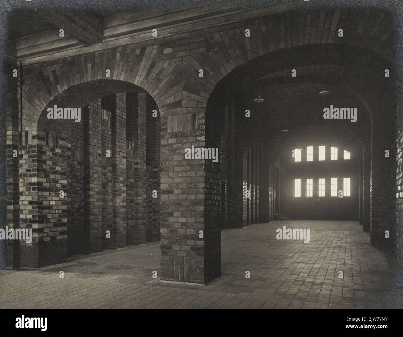 Interior of the 3rd administration building of the Dutch Railways (HGB ...