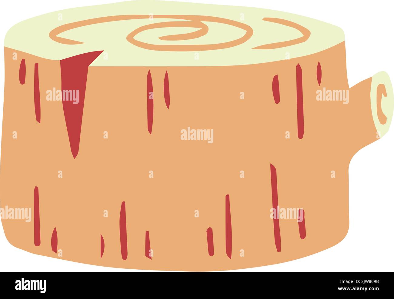 Hand Drawn timber illustration isolated on background Stock Vector ...