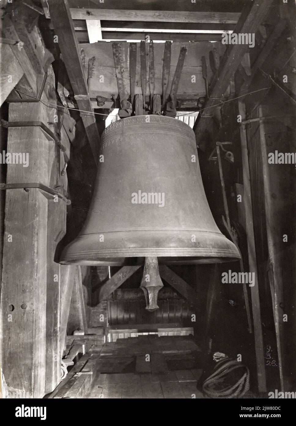 Image of the St.-Salvator clock in the clock chair of the Dom tower ...
