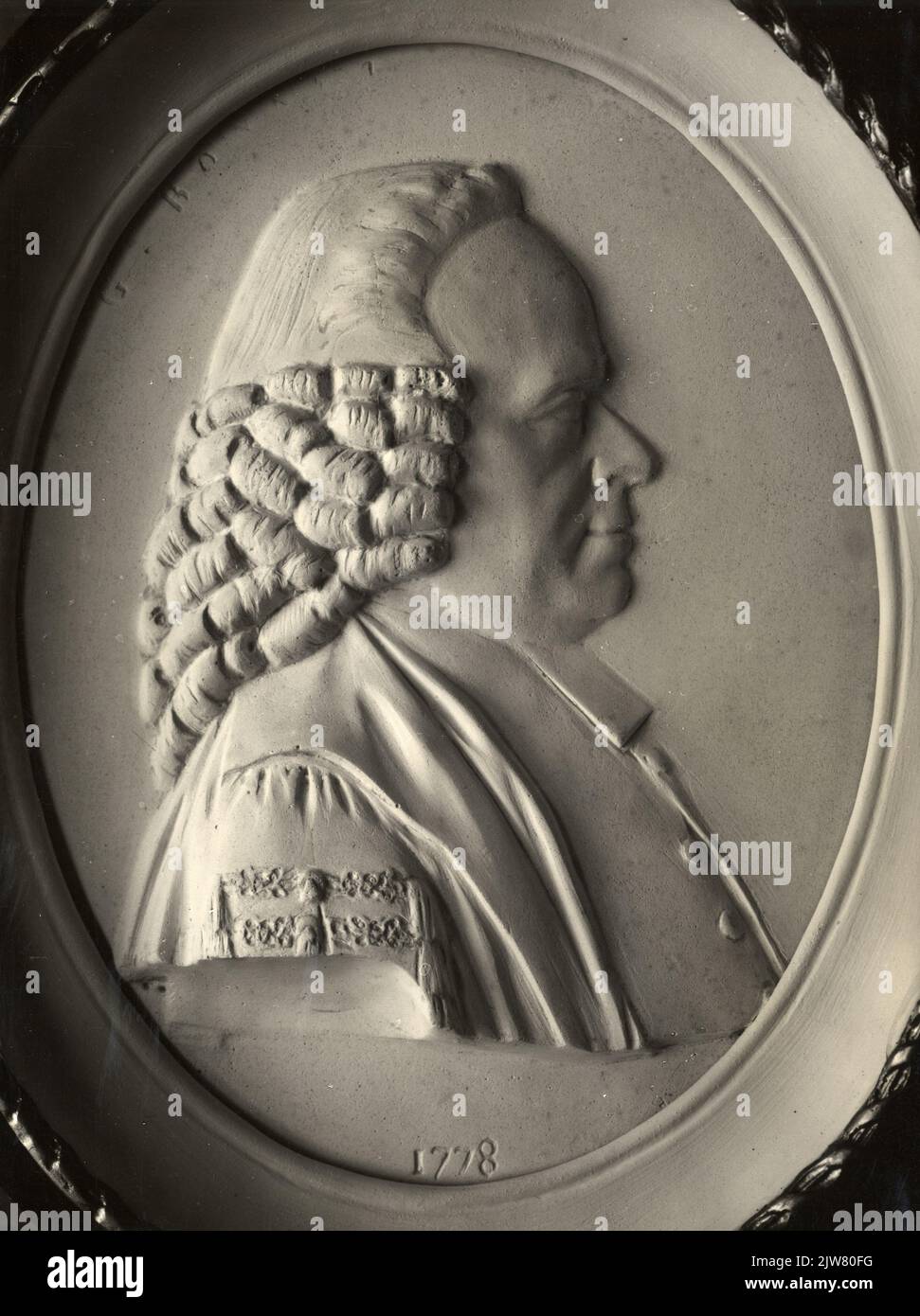 Portrait of Prof. G. BONNET, born 1723, professor in theology at the ...