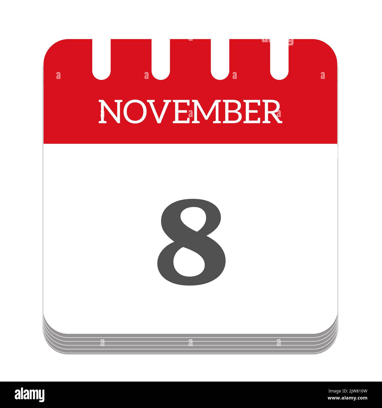 8 november calendar hi-res stock photography and images - Alamy