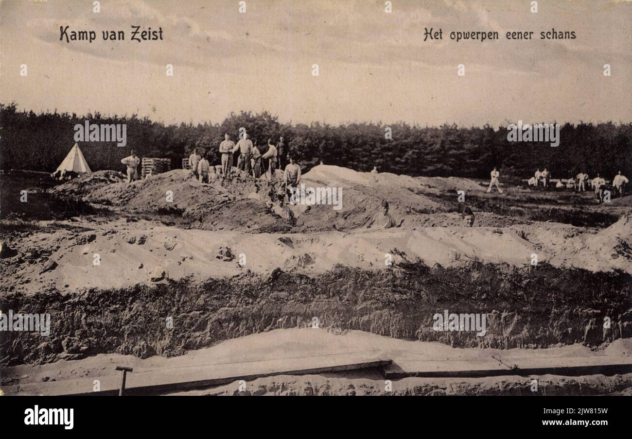 Kamp van Zeist The Forming a Schans Recto Stock Photo - Alamy