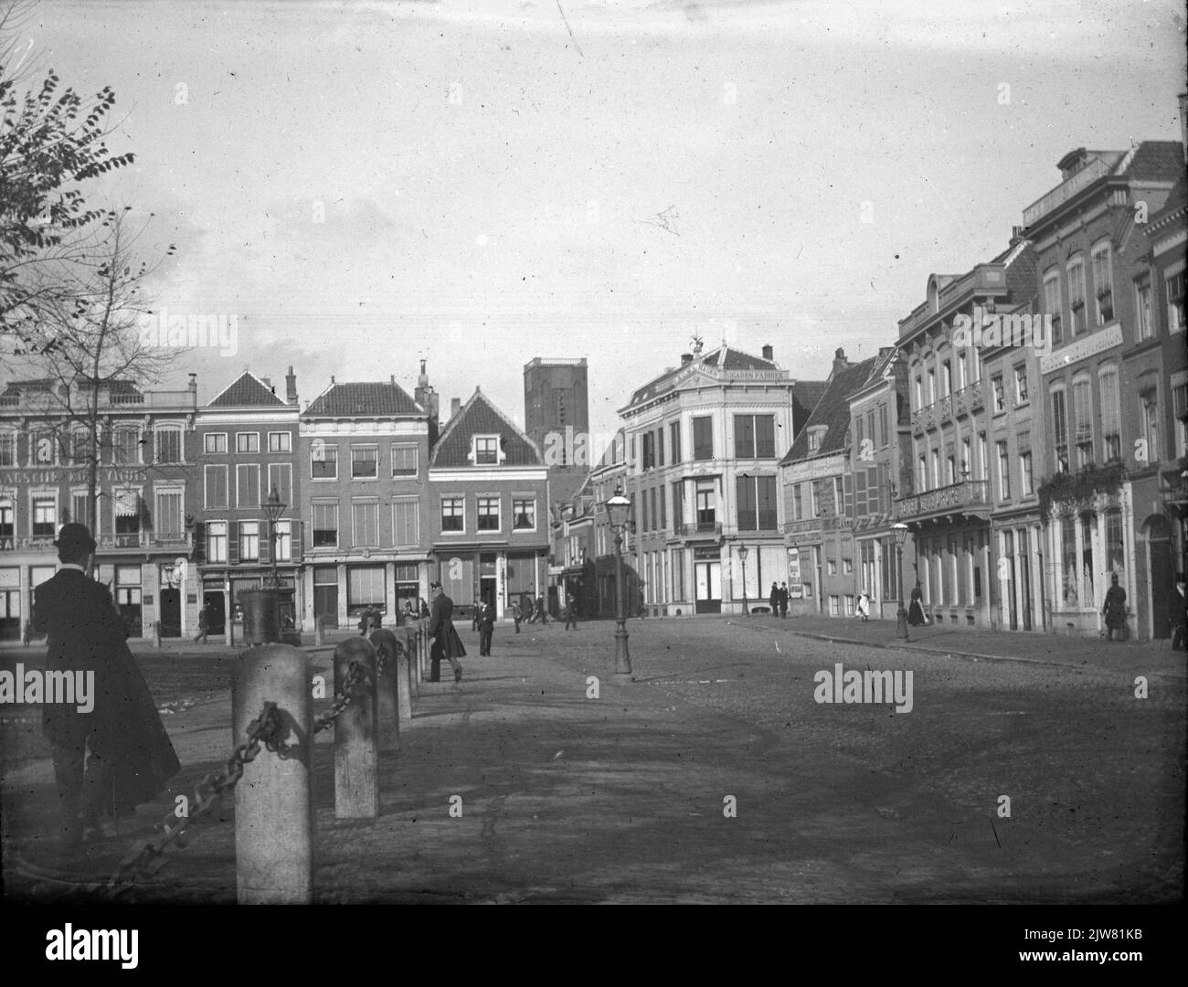 View of the northeast corner of the Vredenburg in Utrecht, with the ...
