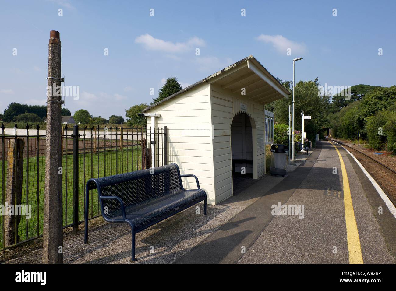 Roche Cornwall England 09 02 2022 Railway Station opened 1876 original ...
