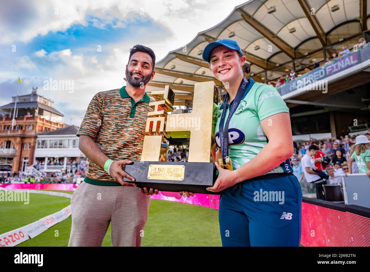 LONDON, UNITED KINGDOM. 03rd September, 2022. Alice Capsy of Oval ...