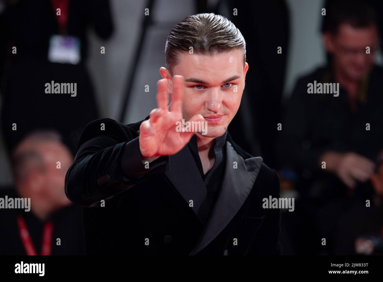September 3, 2022, Lido di Venezia, Italy: Artem Tkachuk attends the ...
