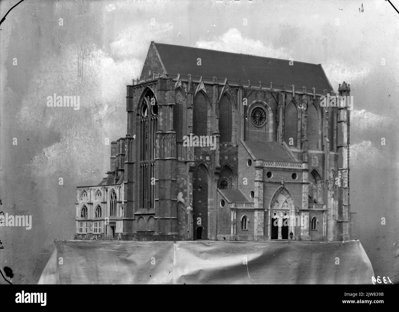 Image of a model of the Domkerk (Domplein) in Utrecht Stock Photo - Alamy