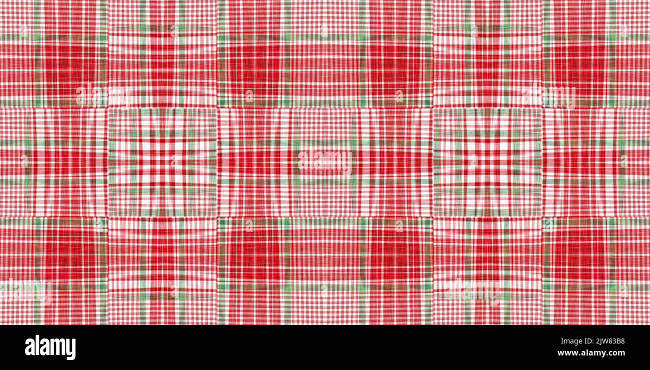 Christmas tartan background border. Traditional plaid for seasonal ...