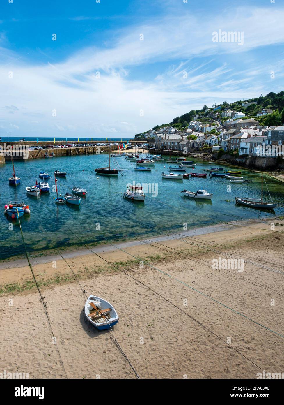 Mousehole, Cornwall, England, UK Stock Photo - Alamy