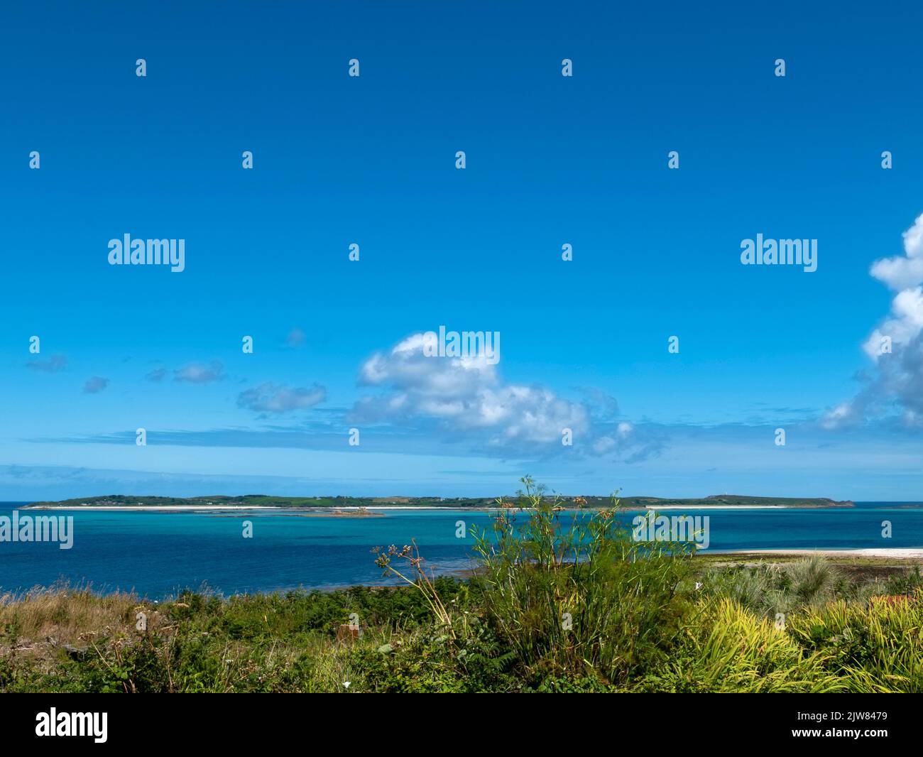 Coast of St Mary's, Isles of Scilly, Cornwall, England, UK Stock Photo ...