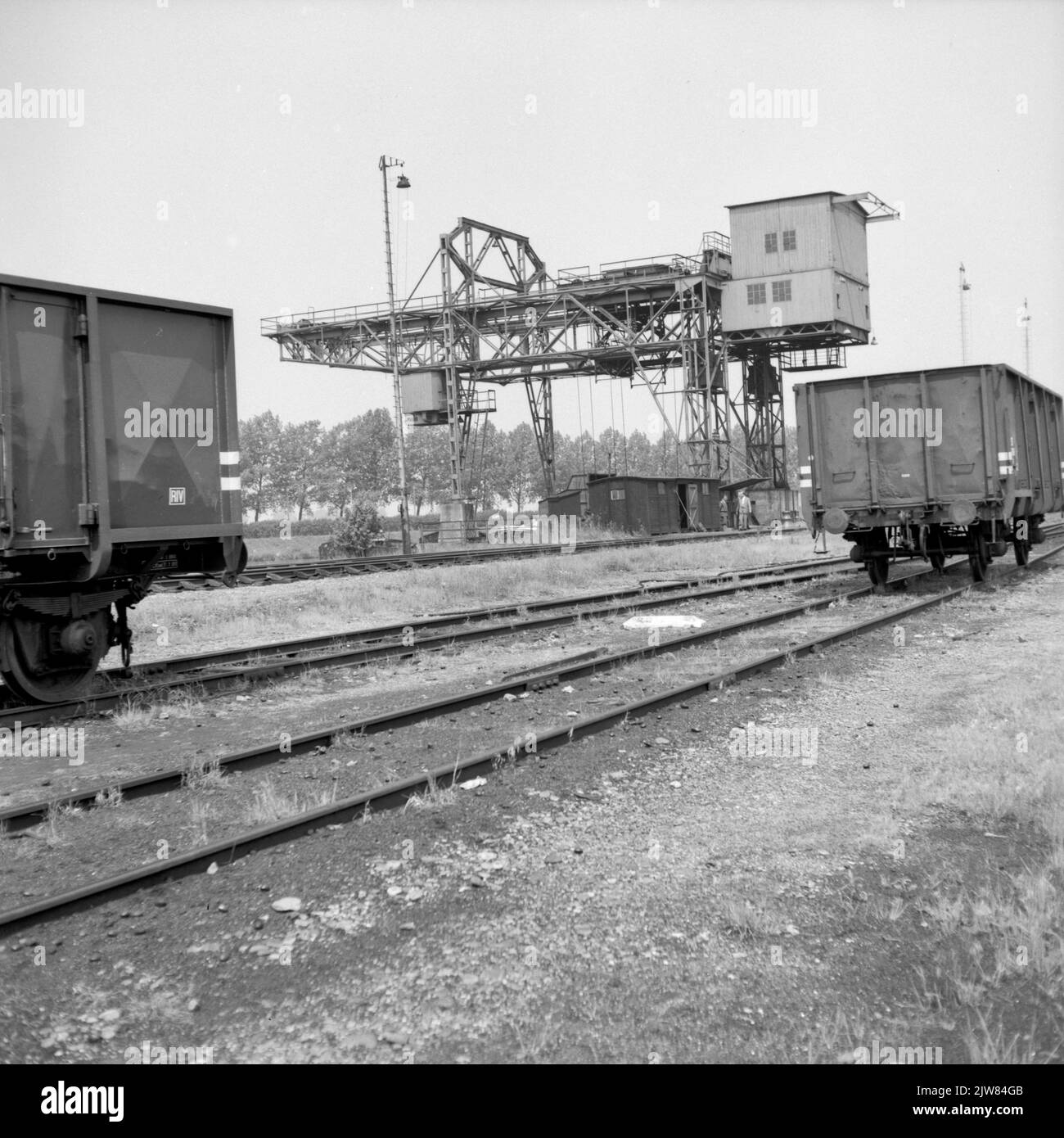 View of the Colentip (transhipment of coal from train on ship) on the ...