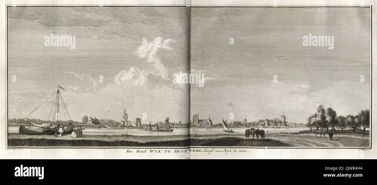 The city of Wyk in Duurstede, along the Ryn Stock Photo - Alamy