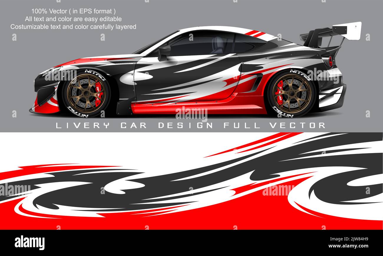 car livery graphic vector. abstract grunge background design for ...