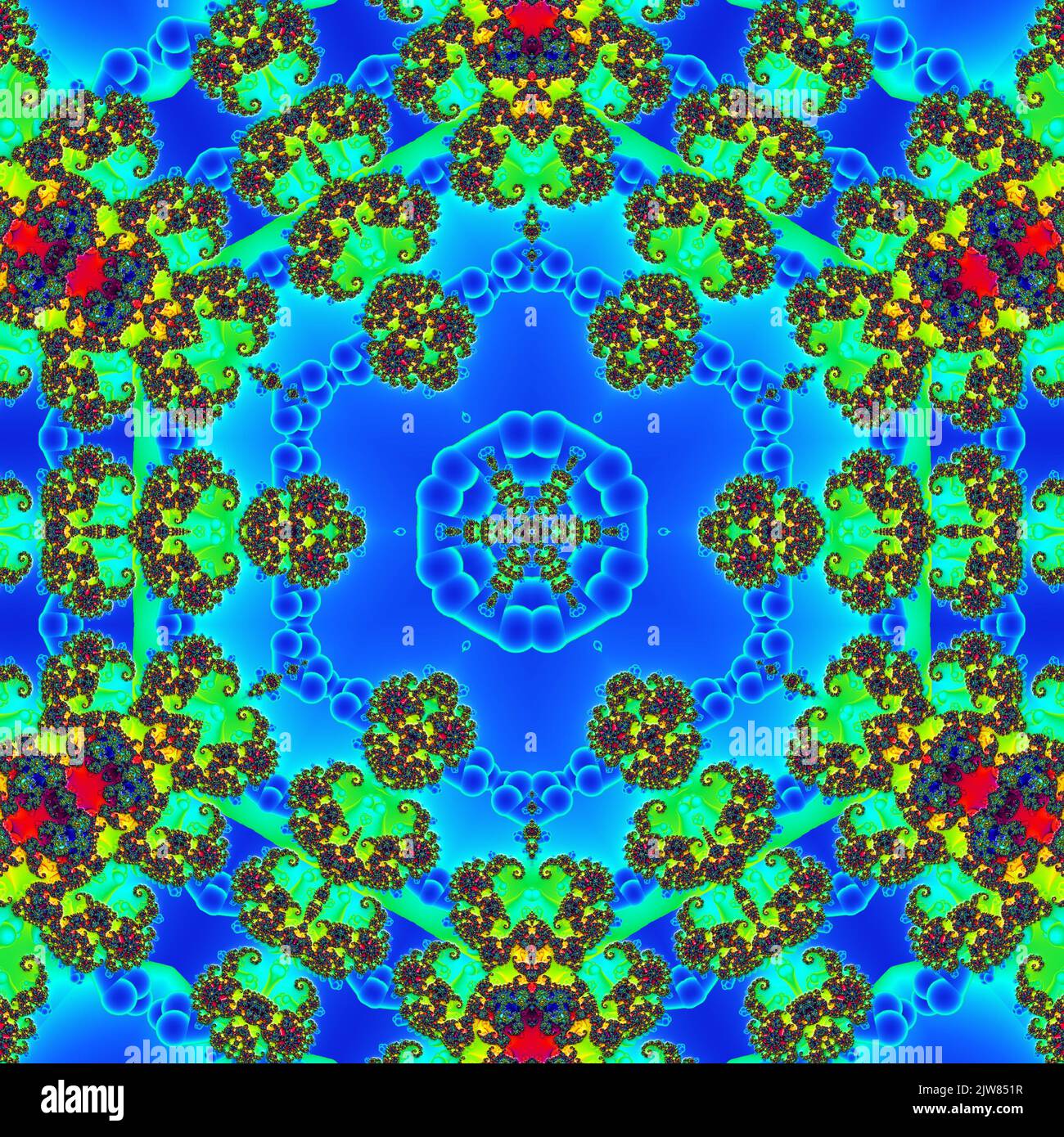 Abstract Computer generated Fractal design. A fractal is a never-ending ...