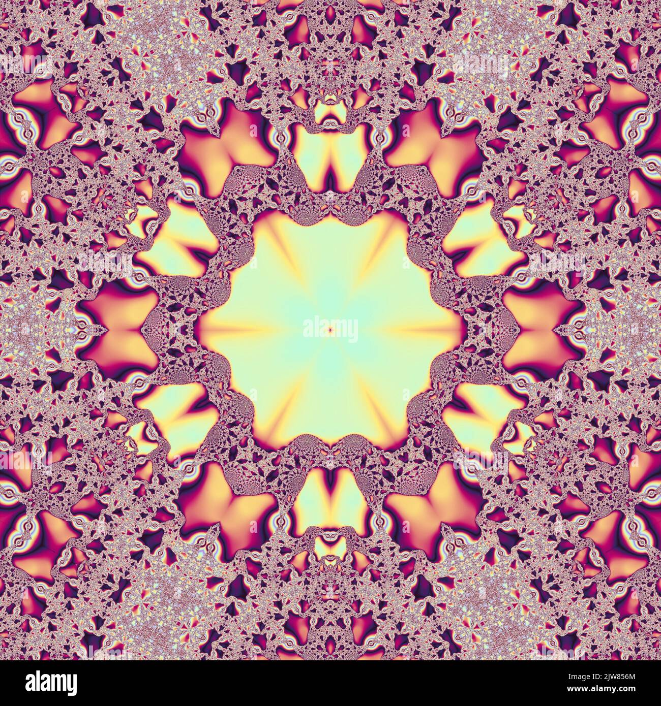 Abstract Computer generated Fractal design. A fractal is a never-ending ...