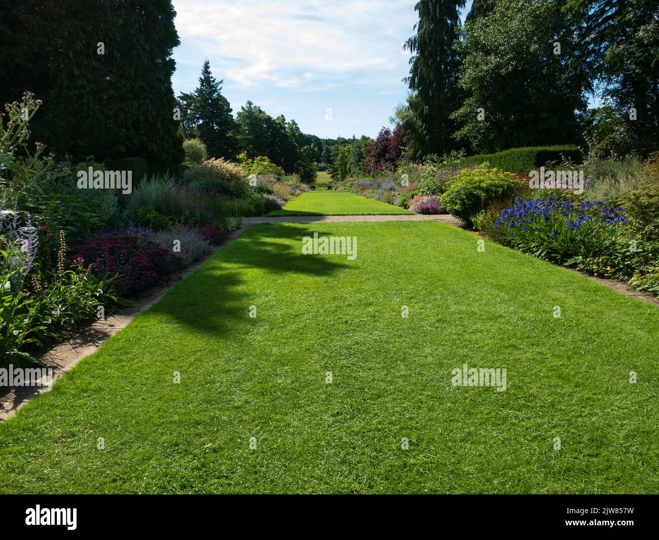 The gardens, Newby Hall & Gardens, Ripon, North Yorkshire, England, UK ...