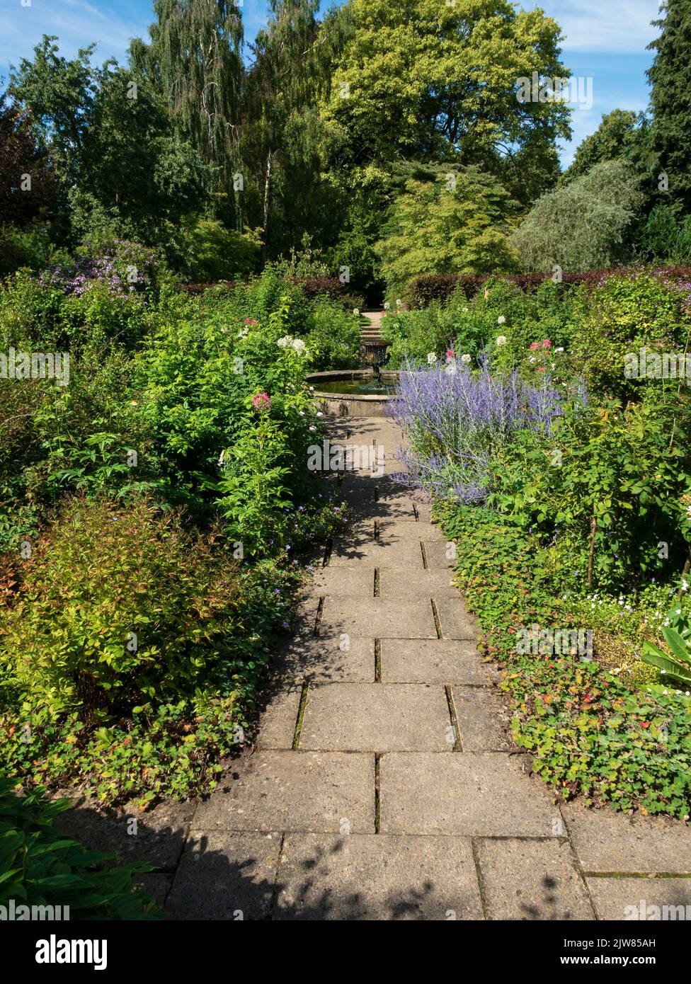 The gardens, Newby Hall & Gardens, Ripon, North Yorkshire, England, UK ...