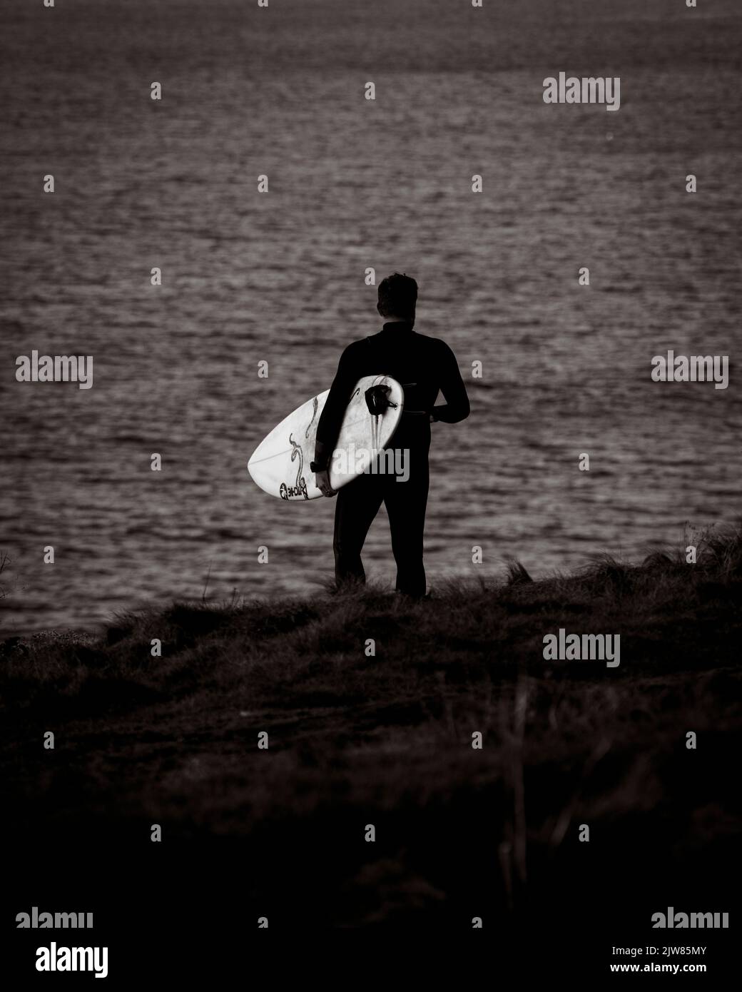 People enjoying being by the coastline of Praa sands beach Stock Photo ...