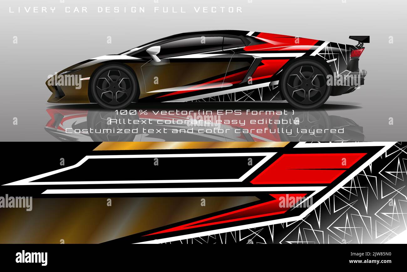 car livery graphic vector. abstract grunge background design for ...