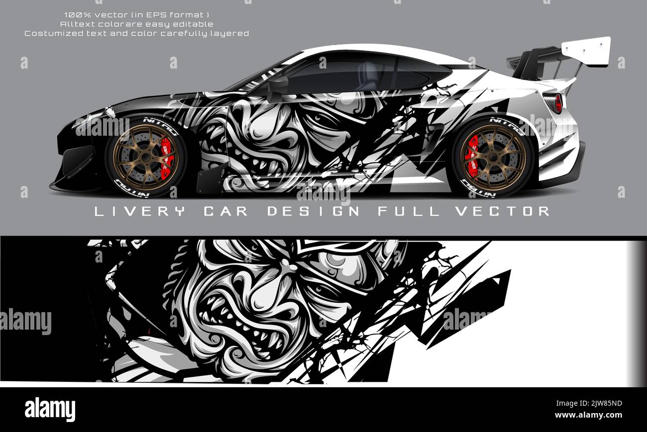 car livery graphic vector. abstract grunge background design for ...