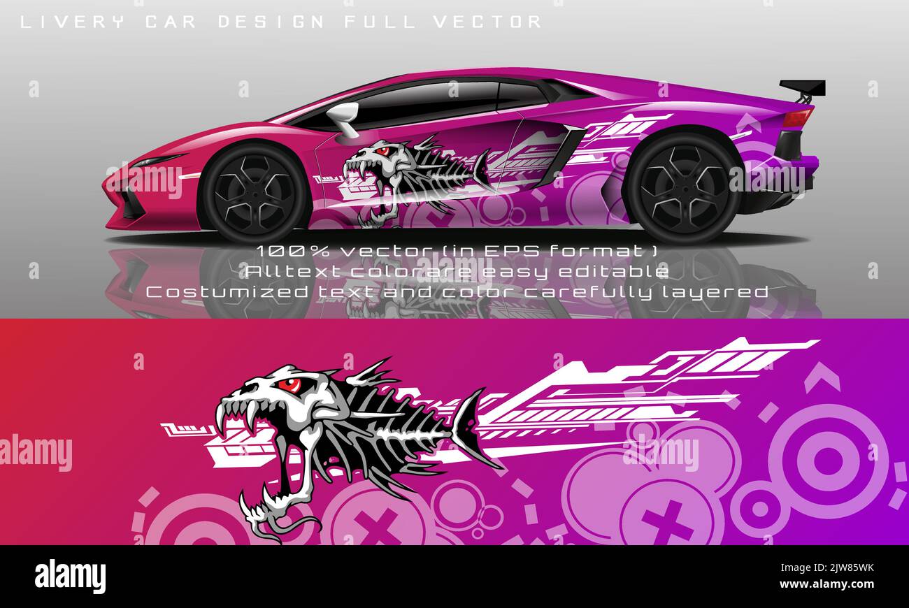 car livery graphic vector. abstract grunge background design for ...