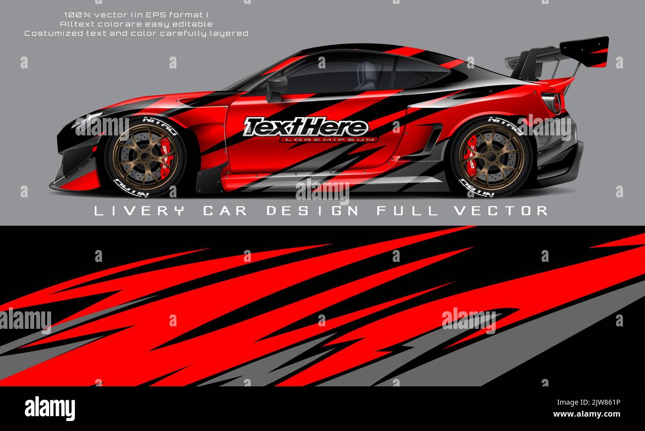 car livery graphic vector. abstract grunge background design for ...