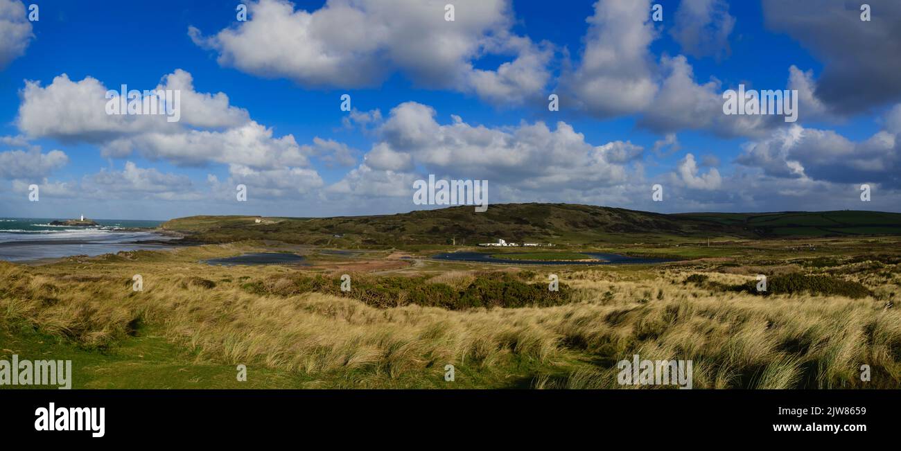 Godrevy lighthouse National Trust Stock Photo - Alamy