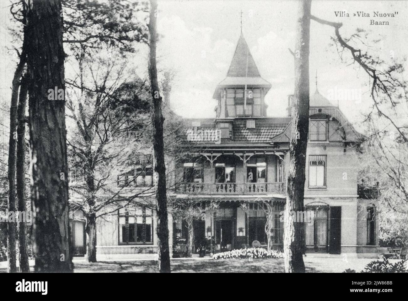 View of the front of the Vita Nuova house in Baarn Stock Photo - Alamy