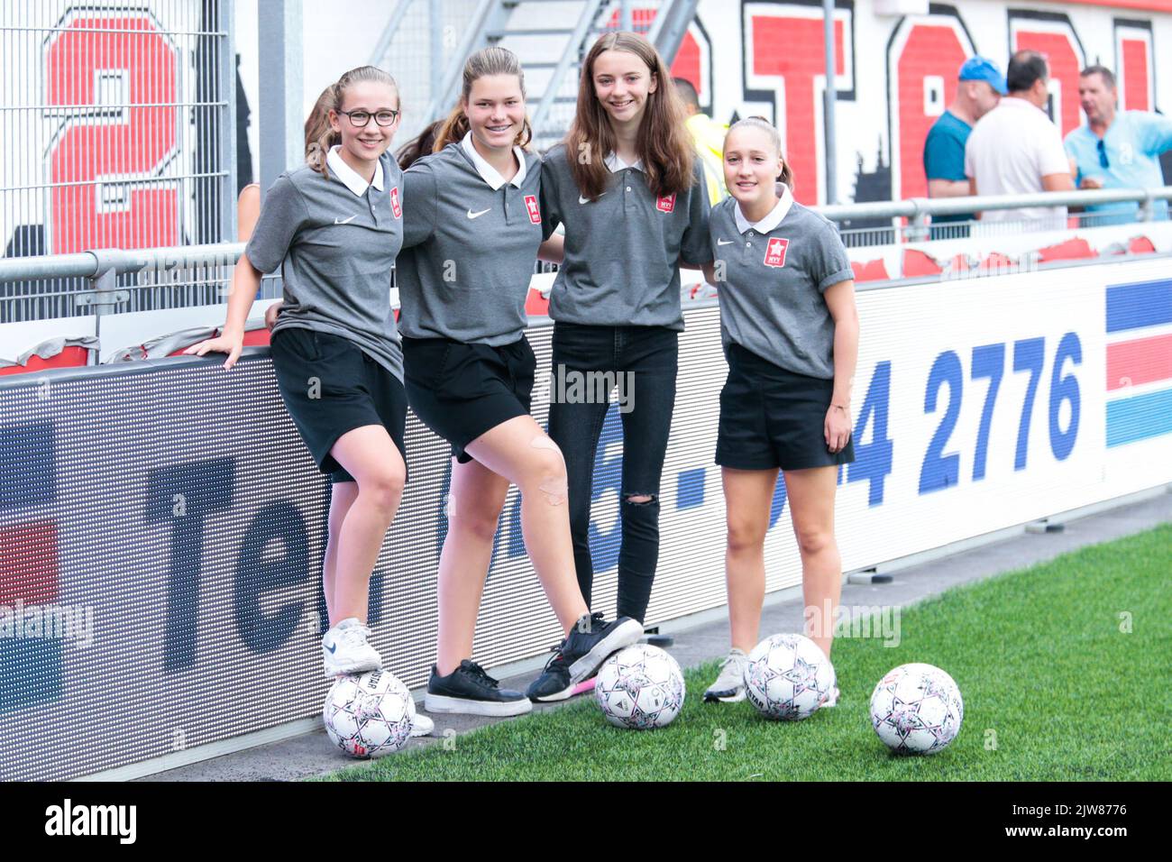 MAASTRICHT, NETHERLANDS - SEPTEMBER 4: MVV fans during the Dutch ...