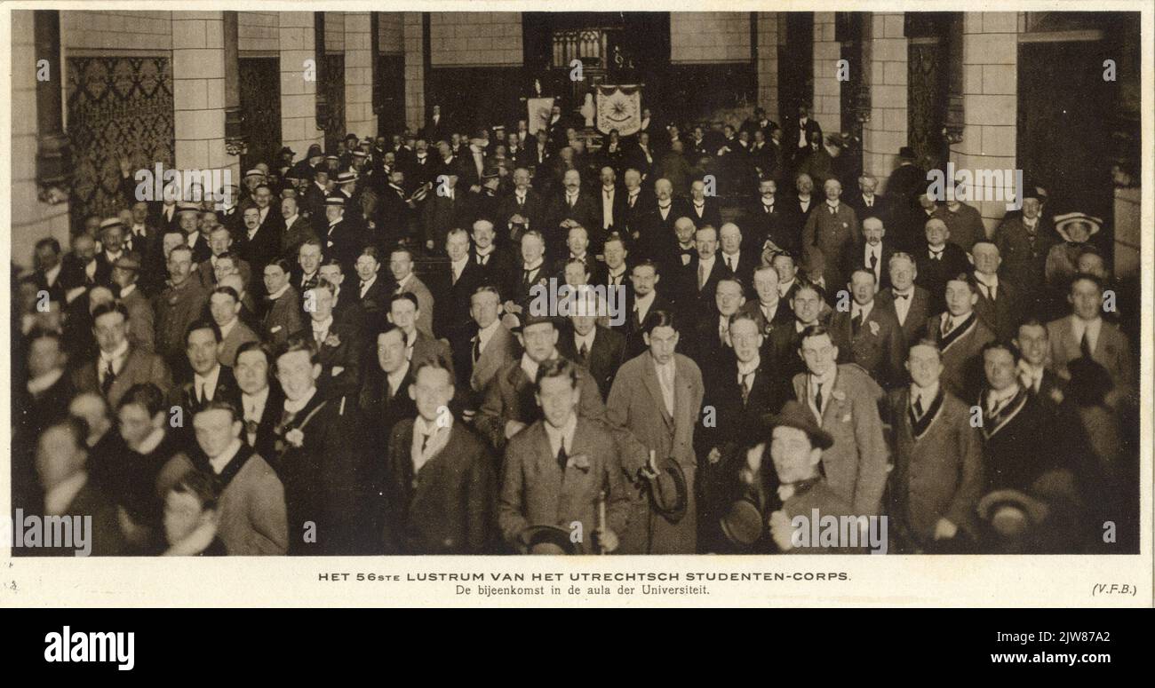 The 56th anniversary of the Utrechtsch Student-Corps Stock Photo - Alamy