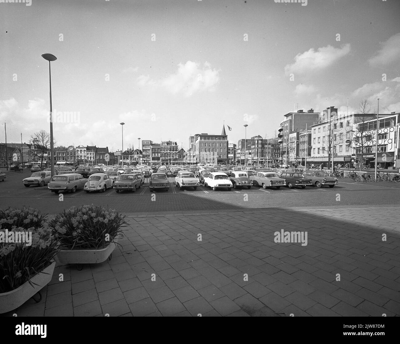 On north east side of square Black and White Stock Photos & Images - Alamy