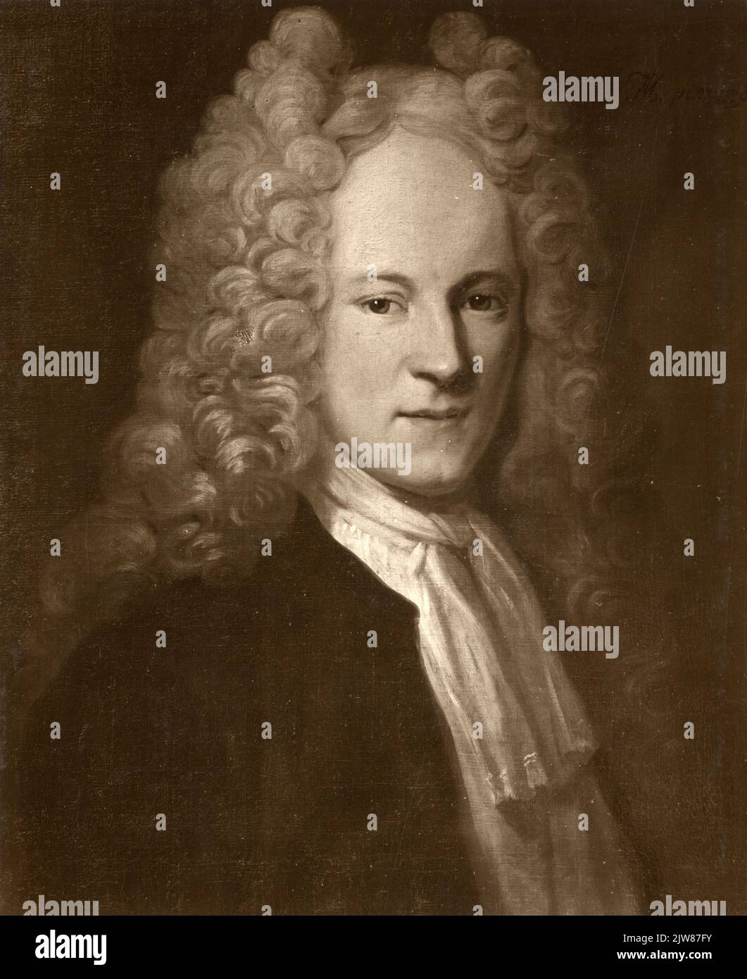 Portrait of Jan Pieter van Mansvelt, born 1686, advice in the Vro ...