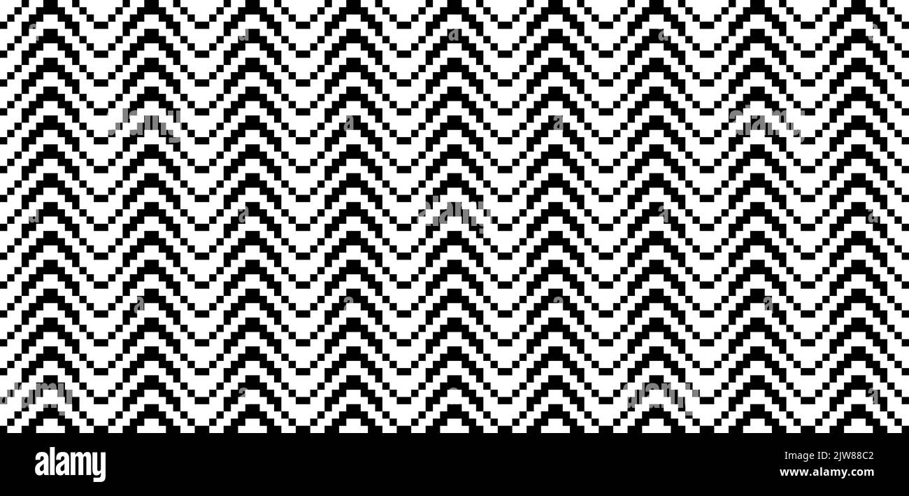 Abstract chevron striped pattern seamless texture Black and white ...