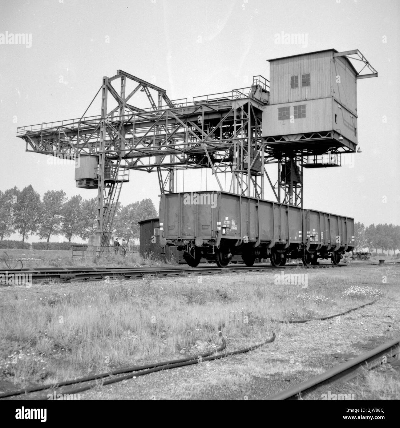 View of the Colentip (transhipment of coal from train on ship) on the ...